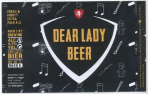 Drink Label: Dear Lady Beer (Rock City Beers, NetherlandsCol:NL-BEER-023419