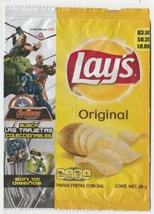 Food Label: Lay`s Original (Pepsico, Guatemala(Avengers: Age of Ultron ...