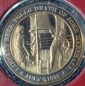 Token: Liberty bell tolls death of John Marshall - 1835 (United States ...