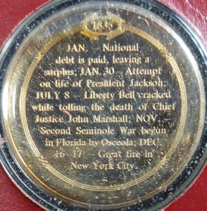 Token: Liberty bell tolls death of John Marshall - 1835 (United States ...