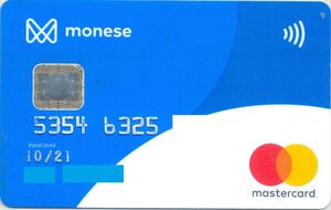 Bank Card: Monese - Debit (Prepay Technologies Ltd., United Kingdom of ...
