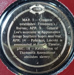 Token: General Lee surrenders at Appomattox - 1865 (United States of ...
