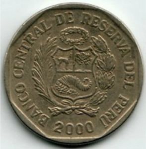 Coin: 1 Nuevo Sol (Peru(1991~2015 - Nuevo Sol (Circulation)) WCC:km308.3
