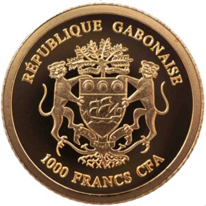 Moneda: 1,000 CFA Francs (10th Anniversary of The African Springbok ...