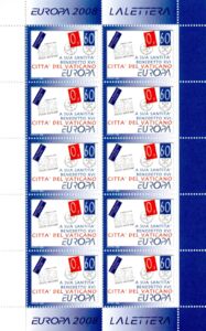 Stamp: Letter (Vatican City(Europa (C.E.P.T.) 2008 - Letter Writing) Mi ...