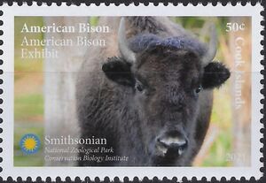 Stamp: American Bison (Bos bison) (Cook Islands(American Bison (Bison ...