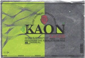 Drink Label: Kaon (TEA Company, AlbaniaCol:AL-BEER-000085