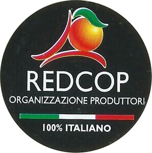 Fruit Sticker: Red Cop Black background (ItalyCol:IT-FR-00538