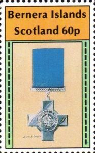 Stamp: Medals George Cross (Scotland, Bernera Island: Cinderella Stamps ...