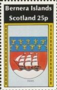 Stamp: Heraldry, Paris (Scotland, Bernera Island: Cinderella Stamps ...