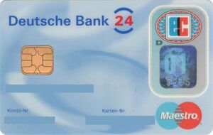 Bank Card: Deutsche Bank 24 ec card 01 (Deutsche Bank, Germany, Federal ...