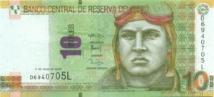 Banknote: 10 Soles (Peru(2015-2023 Issue) Wor:P-192b