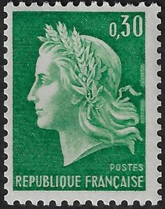 Timbre: Marianne of Cheffer (France(Marianne (Cheffer)) Yt:FR 1536Ab,Mi ...