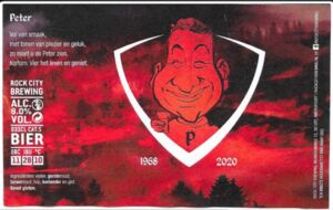Drink Label: Peter (Rock City Beers, NetherlandsCol:NL-BEER-023453