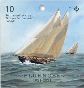 Stamp: Bluenose, Centenary (Canada(Bluenose, Centenary (2021)) Mi:CA ...