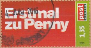 Briefmarke: Erstmal zu Penny (Deutschland (Moderne Privatpost ab 1995 ...