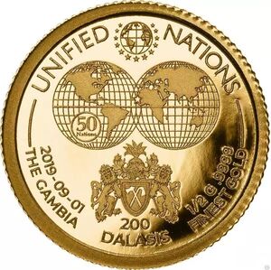 Coin: 200 Dalasis (Unified Nations) (Gambia(2019~Today - Unified ...