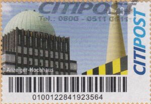 Stamp: Sehenswürdigkeiten (Germany, Modern Private Post Offices ...