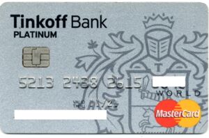 Bank Card: Tinkoff Bank Platinum (Tinkoff Credit Systems, RussiaCol:RU ...