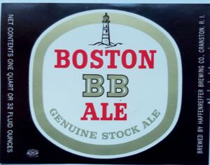 Drink Label: Boston BB Ale (Haffenreffer Brewing Company, United States ...