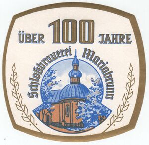Drink Label: Mariabrunn über 100 Jahre (Schlossbrauerei Mariabrunn ...