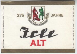 Drink Label: Irle Alt (Brauerei Irle Kaan, Marienborn, Germany, Federal ...