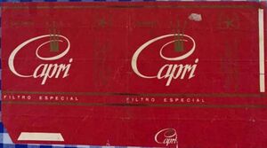 Paquete de Cigarrillos: Capri (BrasilCol:BR-CT-0523