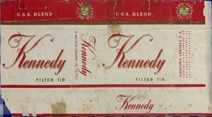 Cigarette Pack: Kennedy (BrazilCol:BR-CT-0528