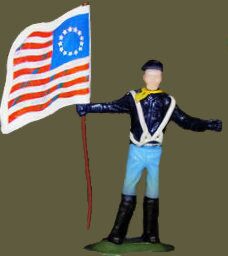 Meal Toy: Union flag (Cereal Toys, France(Wildwest) Col:FLO-1979-0007