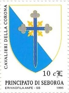 Stamp: Coat of arms - Cavalieri della Corona (Italy: Cinderella Stamps ...