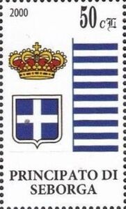 Stamp: Flag (Italy: Cinderella Stamps(Principality of Seborga) Col:IT ...