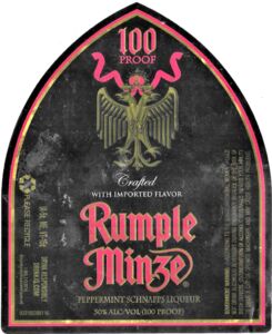 Drink Label: Rumple Minze Peppermint Schnapps (Diageo, United States of ...