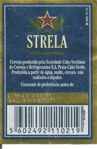 Drink Label: Strela Classic (Ceris Sociedad Caboverdiana de Cerveja ...
