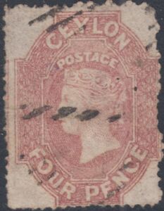 Stamp: Queen Victoria (1819-1901) (Ceylon(Stamps of Ceylon) Mi:LK 15A ...