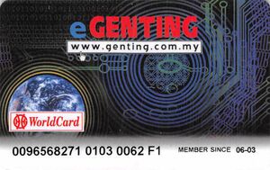 Cartões de Hotel: Genting www.genting.com.my - World Card (Genting ...