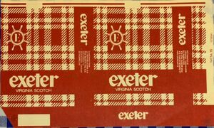 Cigarette Pack: Exeter (Uruguay) Col:UY-CT-0119