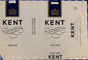 Paquete de Cigarrillos: Kent (PanamáCol:PA-CT-0003