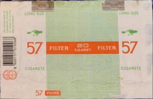 Cigarette Pack: 57 (Yugoslavia) Col:YU-CT-0079