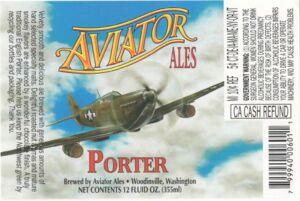 Drink Label: Porter (Aviator ales, United States of AmericaCol:US-BEER ...