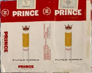 Cigarette Pack: Prince 10 (DenmarkCol:DK-CT-0019