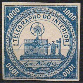 Stamp: Telegraph - New Model (Brazil(Telegraph) Yt:BR TG6,RHM:BR T-10 ...