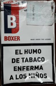 Cigarette Pack: Boxer (ArgentinaCol:AR-CT-2726