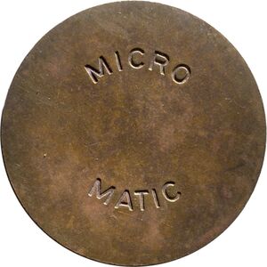 Ficha: Micro Matic (Países Bajos(Car Wash Tokens) Col:NL-000517