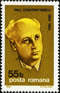 Stamp: Paul Constantinescu (1909-1963) (Romania) (Musicians and ...