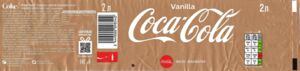 Drink Label: Coca-Cola Vanilla (Coca-Cola HBC Eurasia, RussiaCol:RU ...