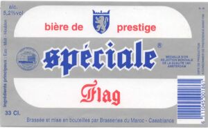 Drink Label: Speciale Flag (Société des Brasseries du Maroc, MoroccoCol ...