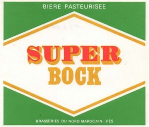 Drink Label: Super bock (Société des Brasseries du Maroc, MoroccoCol:MA ...