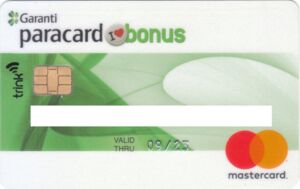 Bank Card: Paracard (Garanti Bankası, Türkiye (Turkey)Col:TR-MC-0476