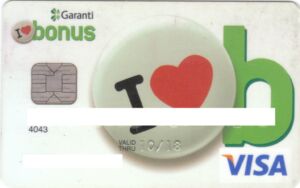 Bank Card: Garanti Bonus (Garanti Bankası, Türkiye (Turkey)Col:TR-VI ...