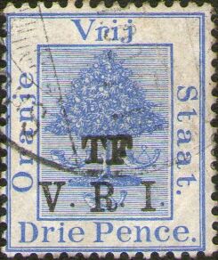 Stamp: Orange tree (Orange Free State(Telegraphs - British occupation ...